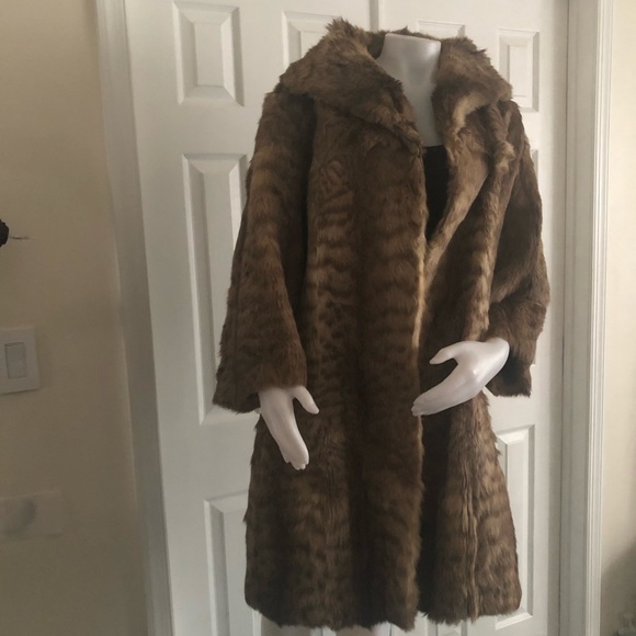 Vintage | Jackets & Coats | Vintage Genuine Rabbit Fur Coat M Read ...